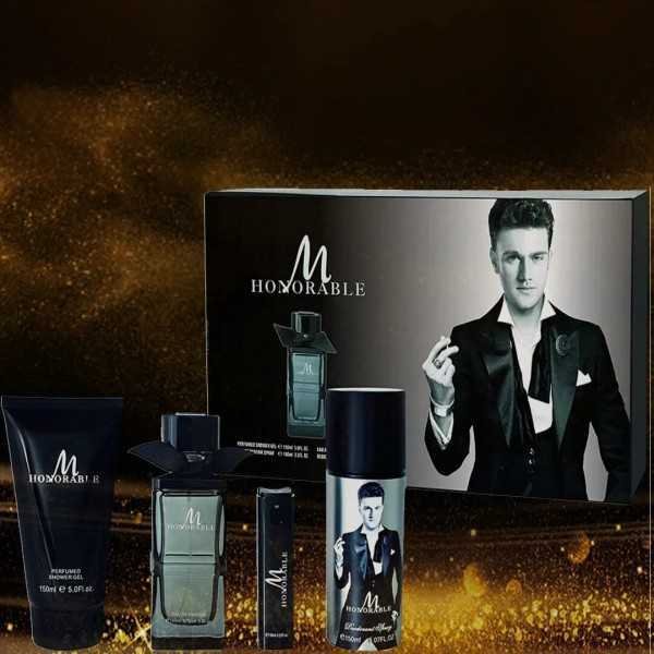 PARFUM HOMME HONORABLE PAR SELLION EAU DE PARFUM COFFRETS CADEAUX 4 P